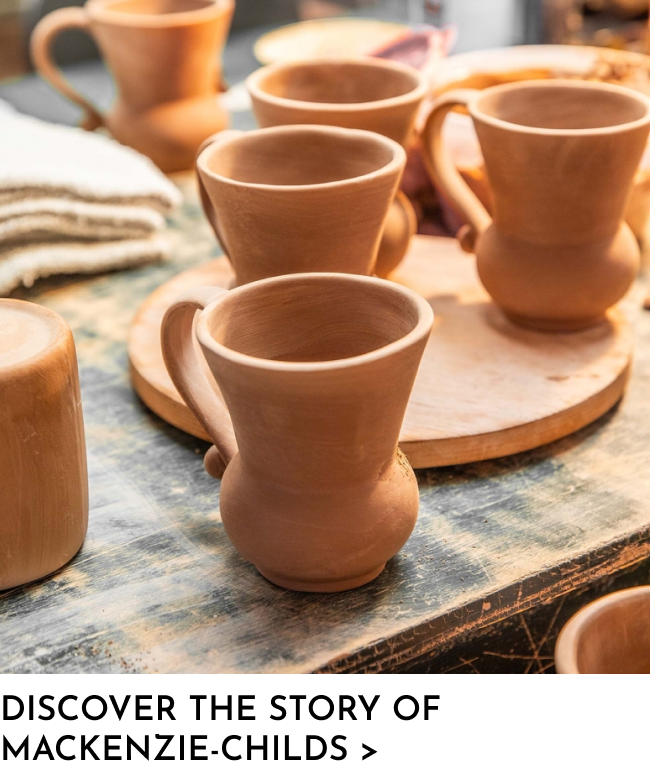 MacKenzie-Childs | Hand-painted ceramics, dinnerware, home decor, furniture