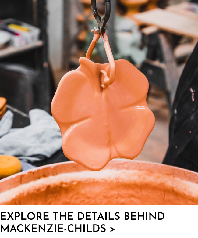 MacKenzie-Childs | Hand-painted ceramics, dinnerware, home decor, furniture